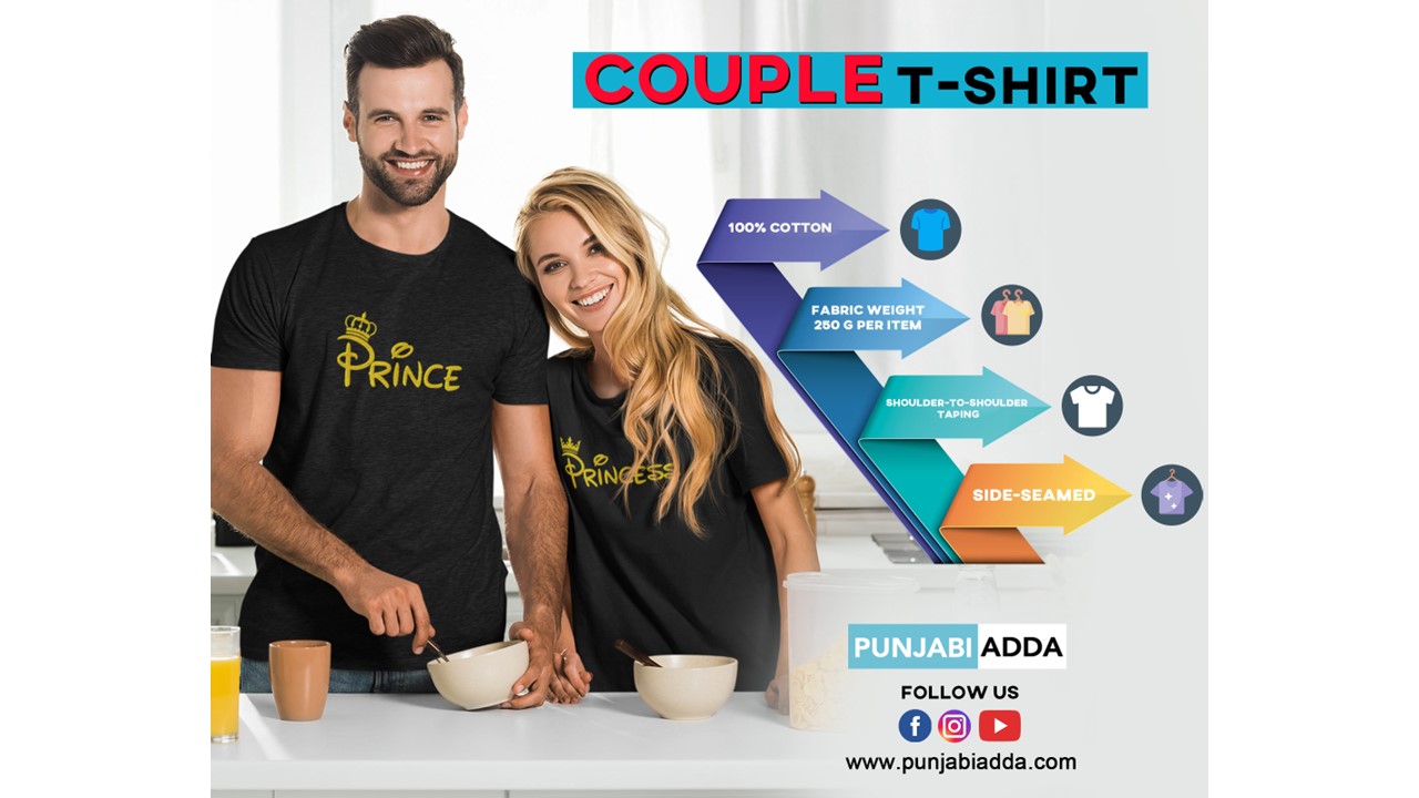 PPT – Prince Princess Couple T Shirts Online – Punjabi Adda PowerPoint ...