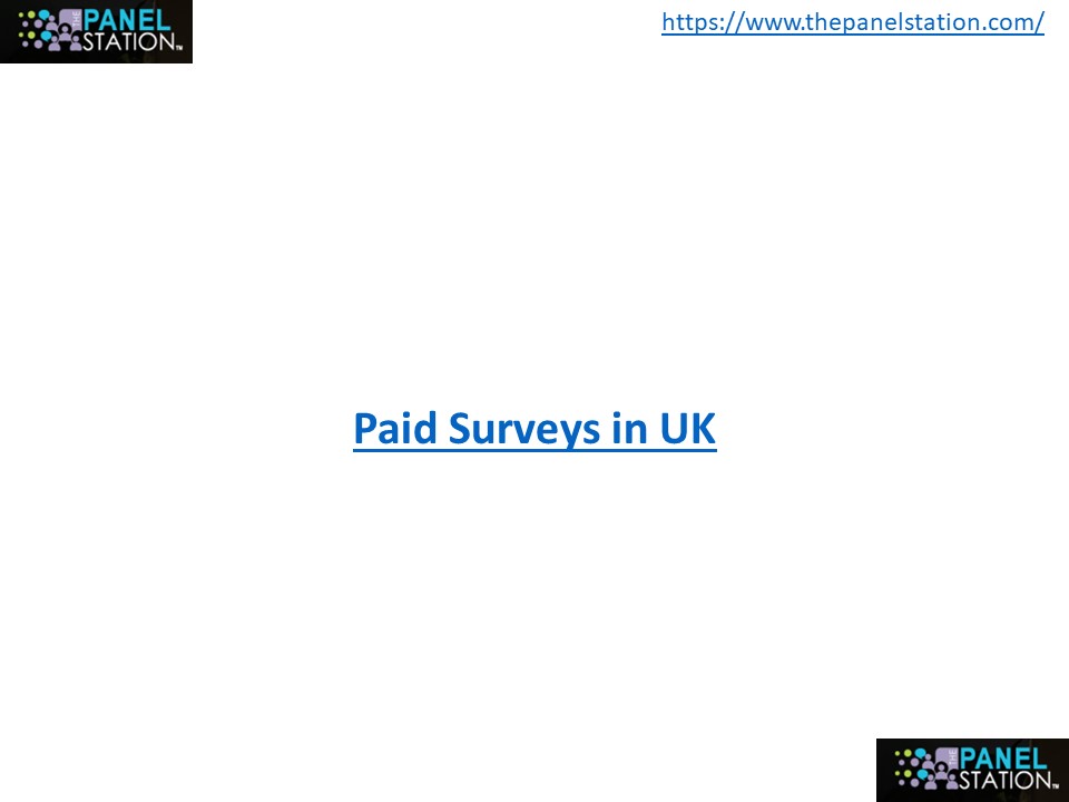 Paid Surveys in UK | Earn Rewards Online with Surveys presentation ...