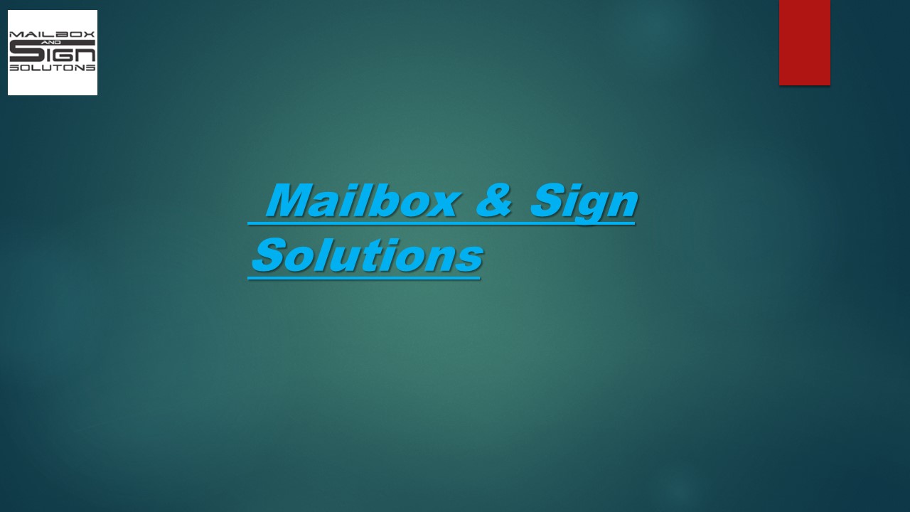 PPT – Most Effective Mailbox Mounting Brackets : Mailbox & Sign ...
