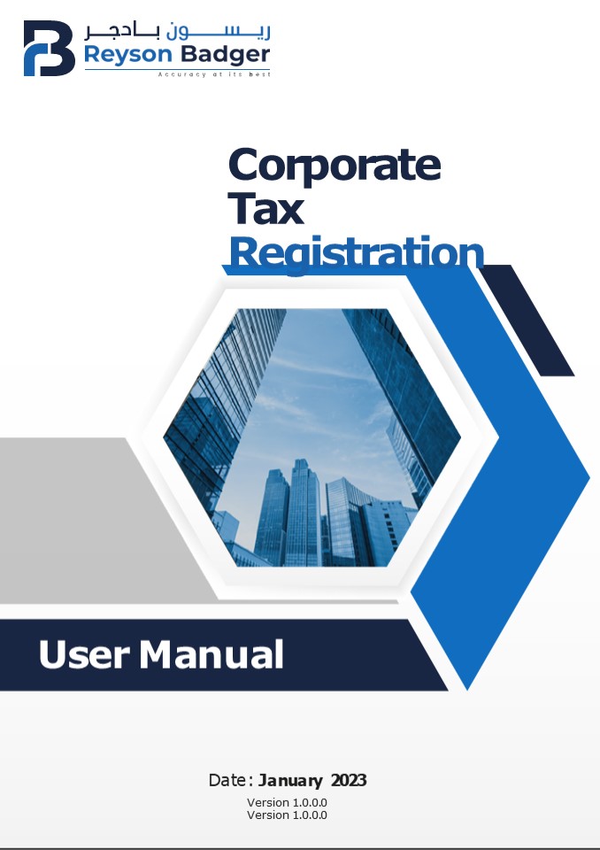 UAE Corporate Tax Registration 2023 presentation | free to download