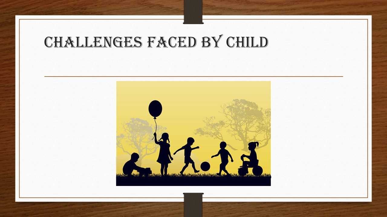challenges faced by children presentation | free to download