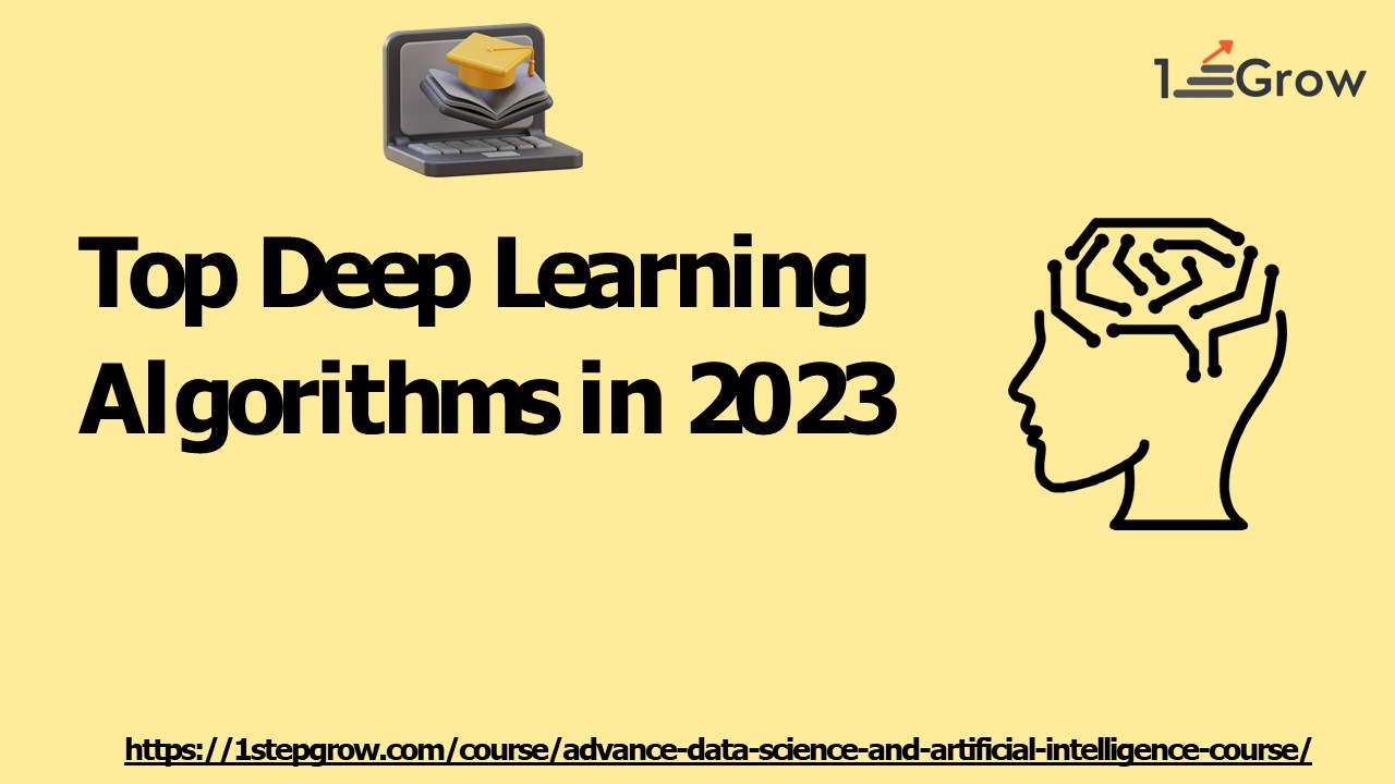Top Deep Learning Algorithms in 2023 presentation | free to download