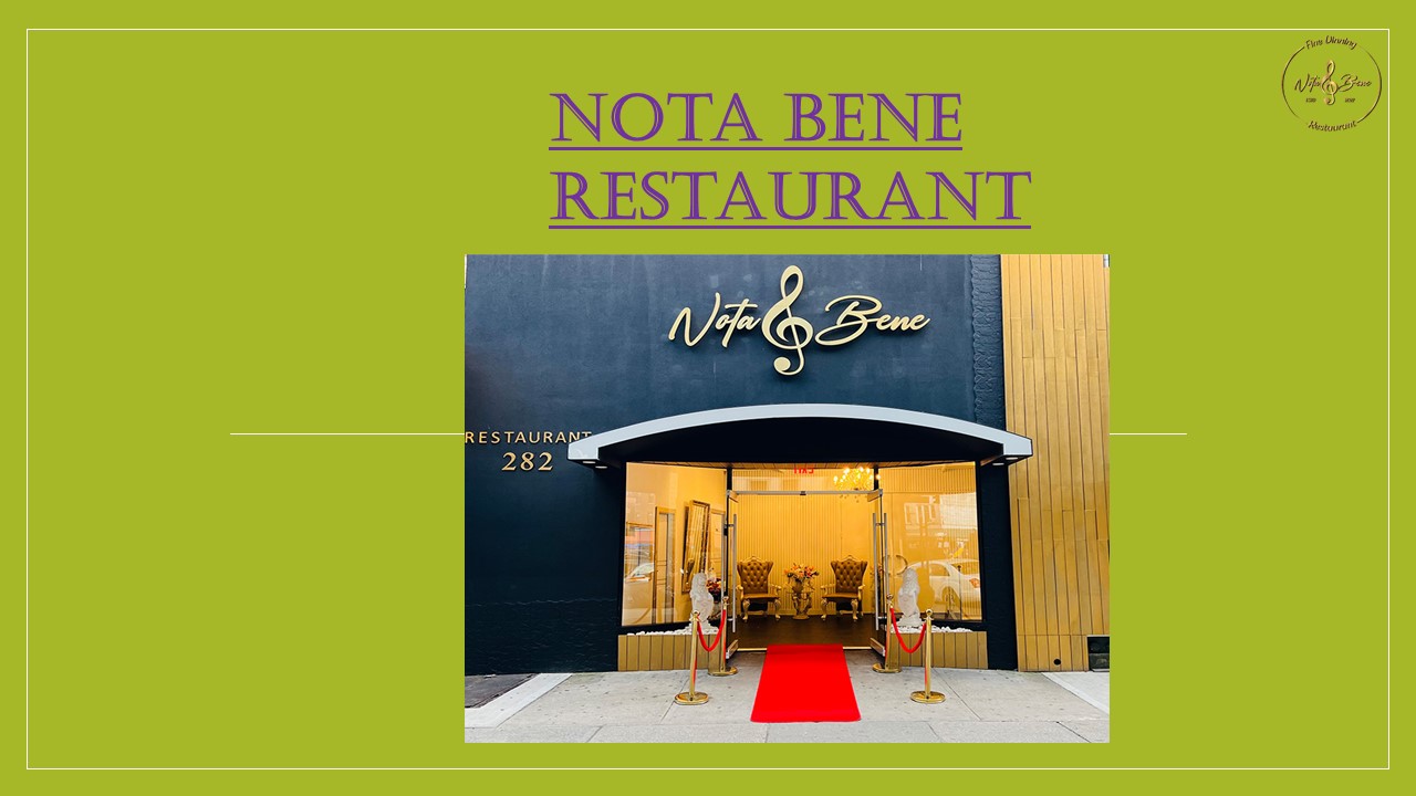 Best Georgian Restaurant in Brighton Beach: Nota Bene presentation | free to download