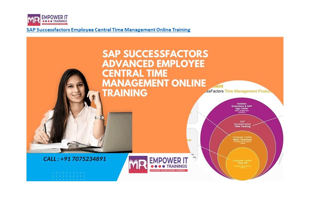Sap SuccessFactors Advanced employee central time management online ...