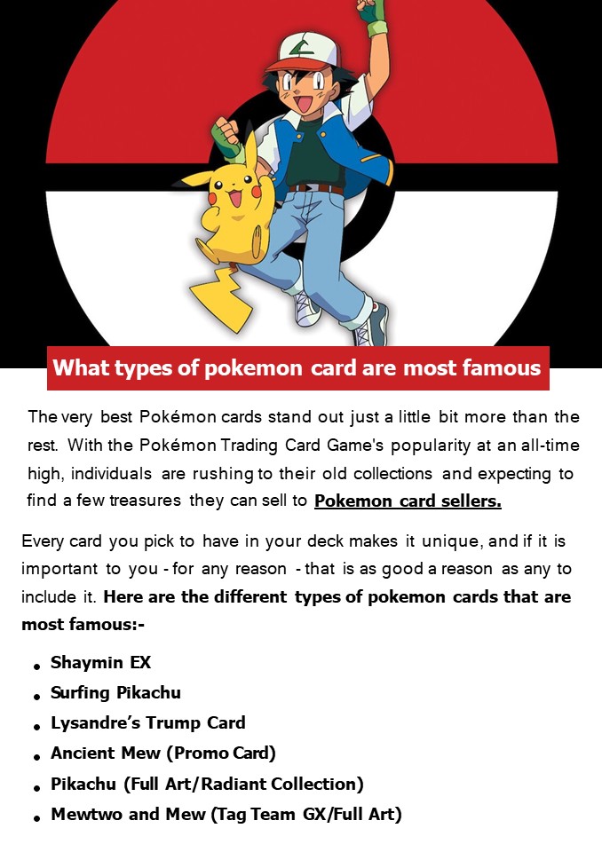 PPT – What types of pokemon card are most famous PowerPoint ...