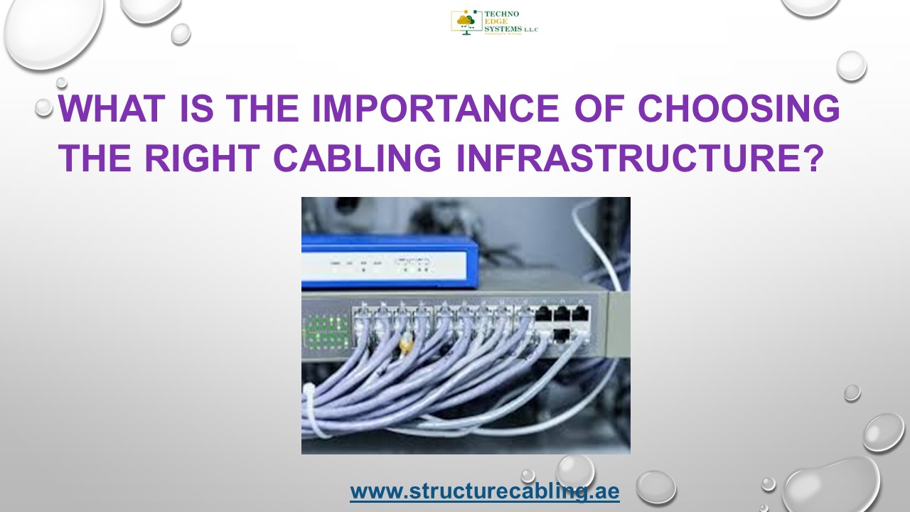 Ppt What Is The Importance Of Choosing The Right Cabling Infrastructure Powerpoint