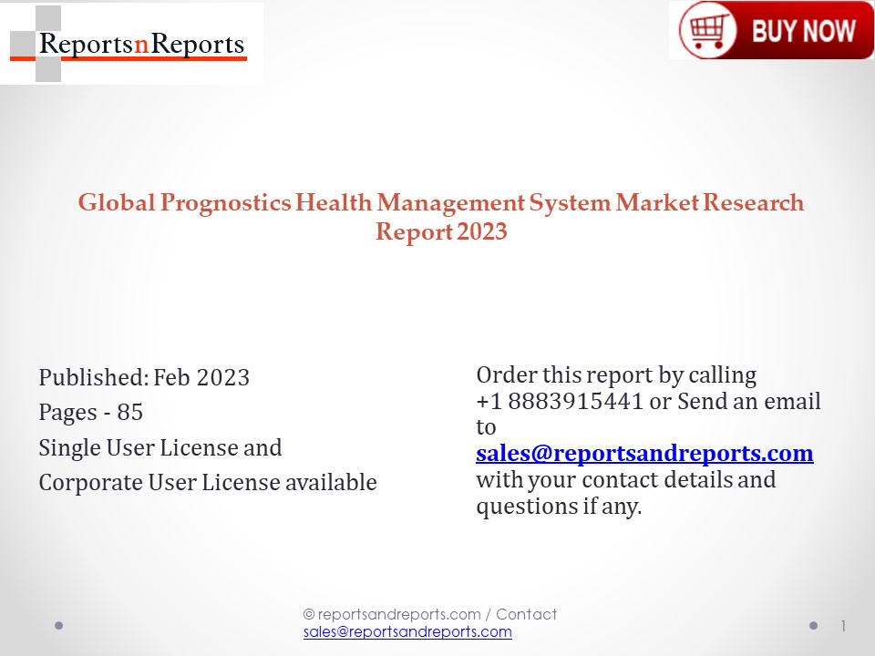 PPT – Latest Prognostics Health Management System Market 2023 ...
