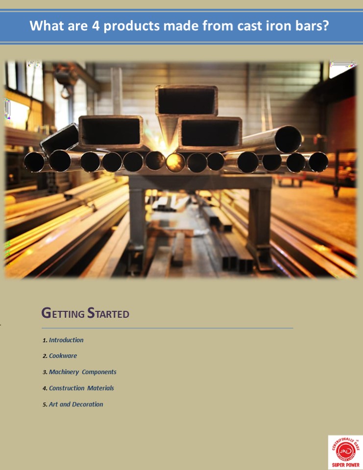 PPT – 4 Essential Products Made from Cast Iron Bars PowerPoint ...