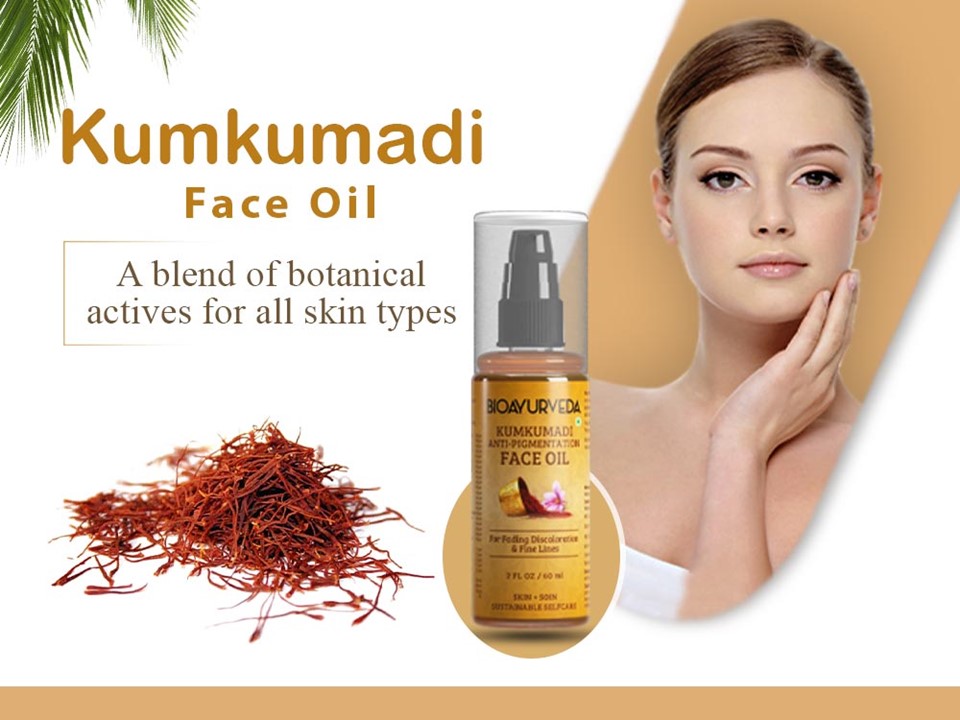 Kumkumadi Face Oil - A blend of botanical actives for all skin types presentation | free to download
