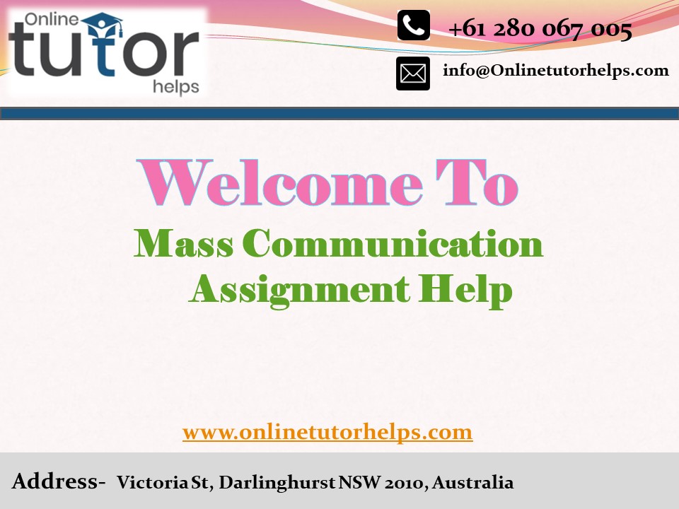 PPT – Mass Communication Assignment Help PPT PowerPoint presentation | free to download - id ...
