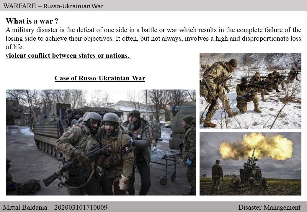 warfare as a disaster presentation | free to download