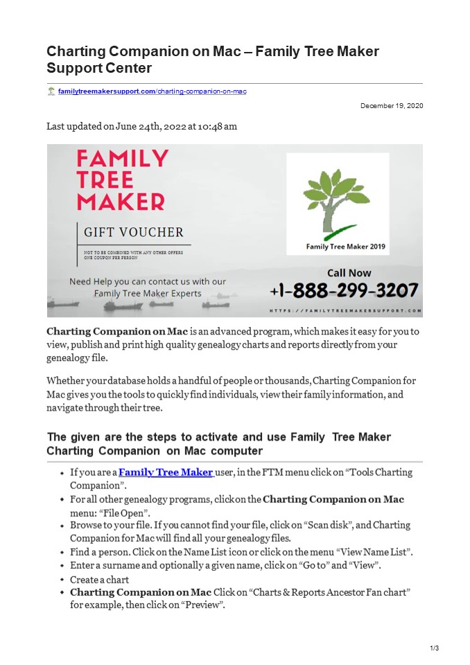 PPT – Charting Companion on Mac – Family Tree Maker Support Center ...