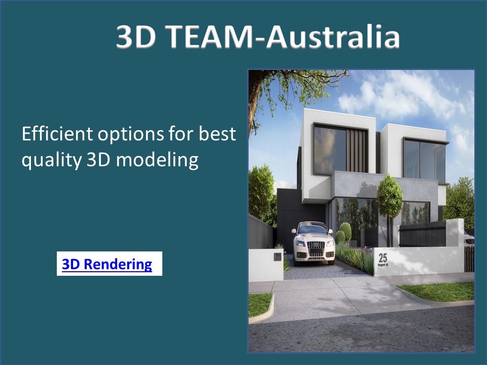 Efficient options for best quality 3D modeling presentation | free to ...
