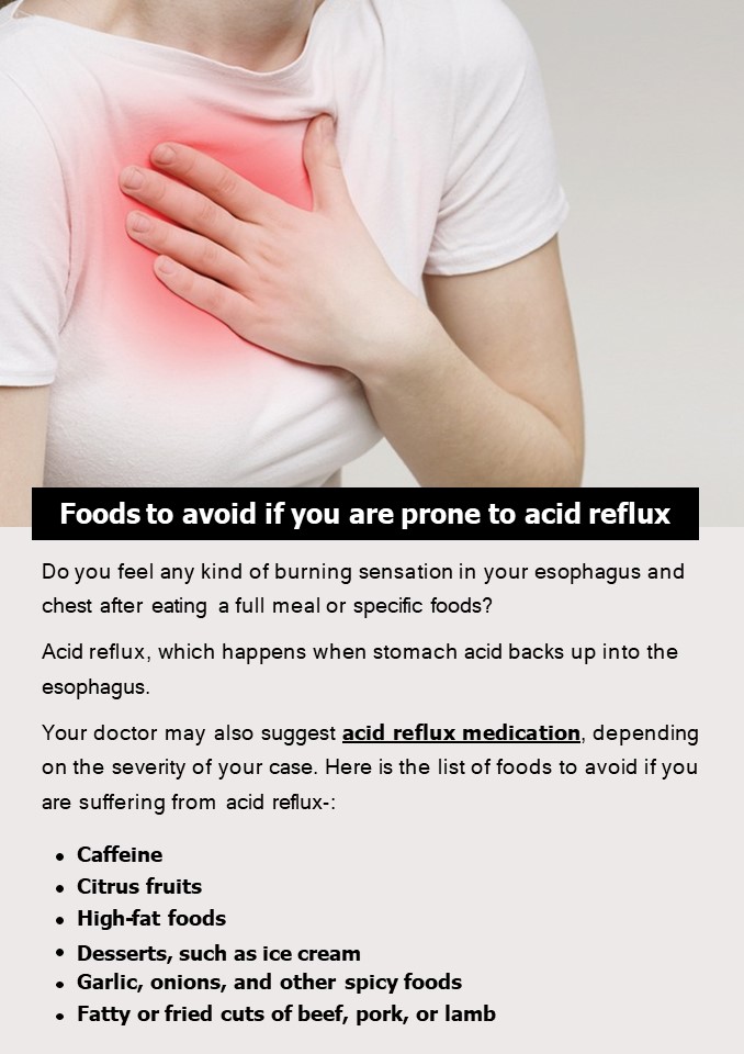 Foods to avoid if you are prone to acid reflux presentation | free to ...