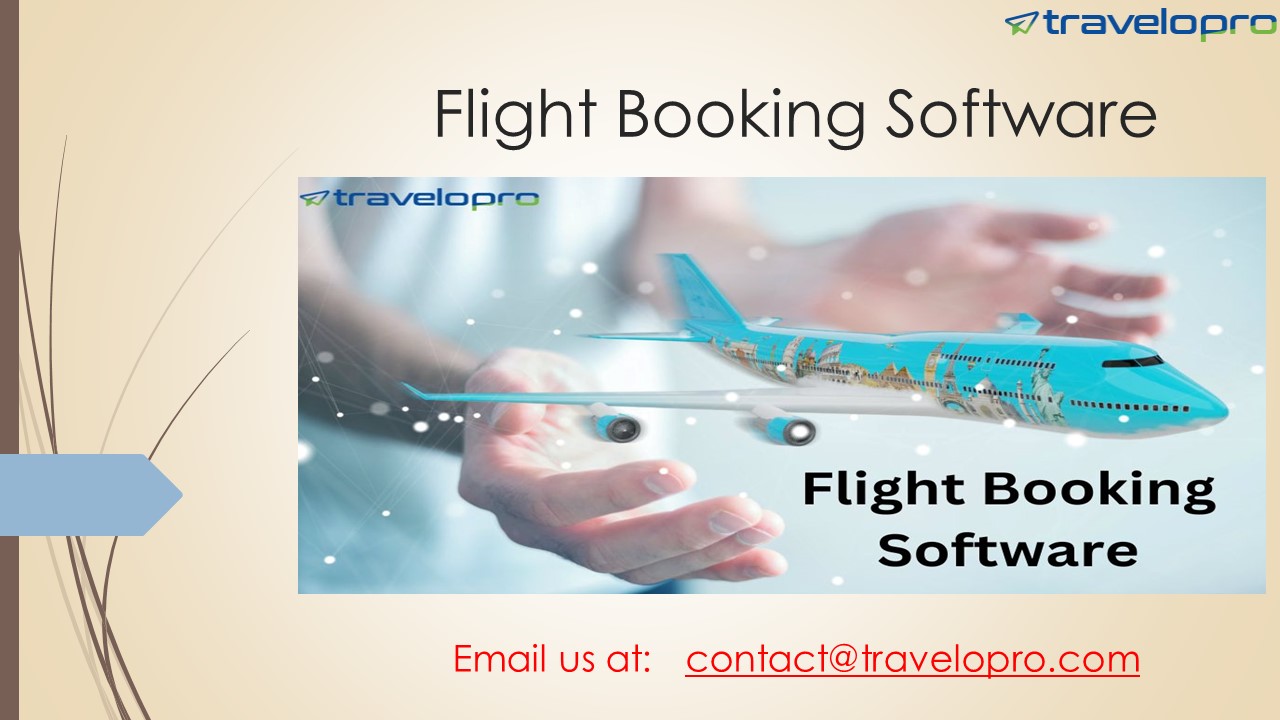 Flight Booking Software presentation | free to download