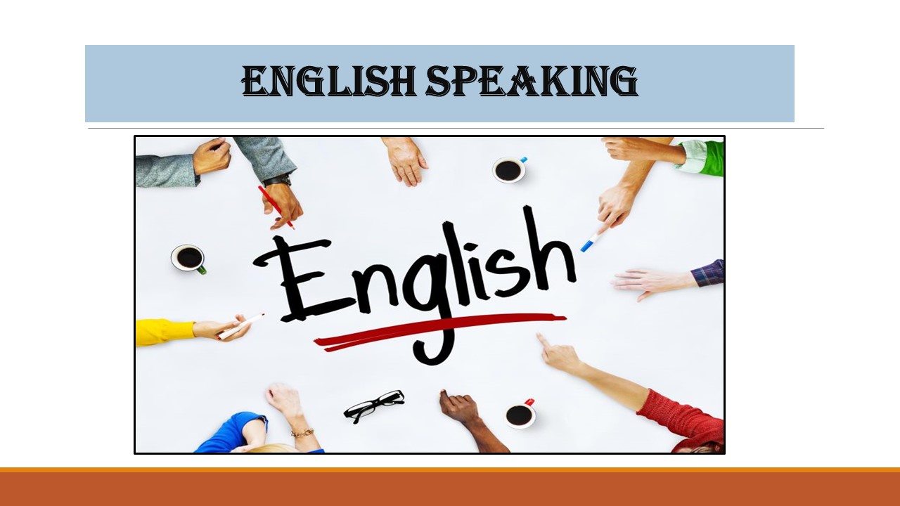 English Speaking presentation | free to download
