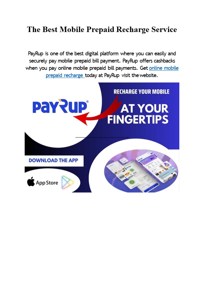 PPT – The Best Mobile Prepaid Recharge Service PowerPoint presentation ...
