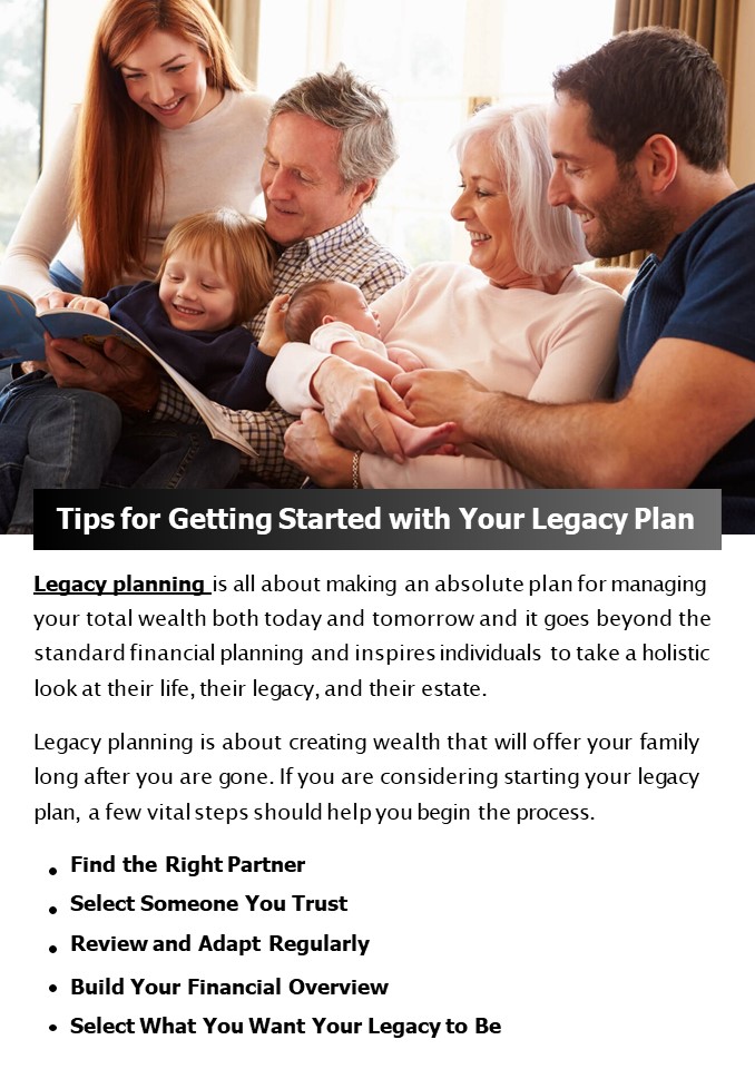 Tips for Getting Started with Your Legacy Plan presentation | free to ...