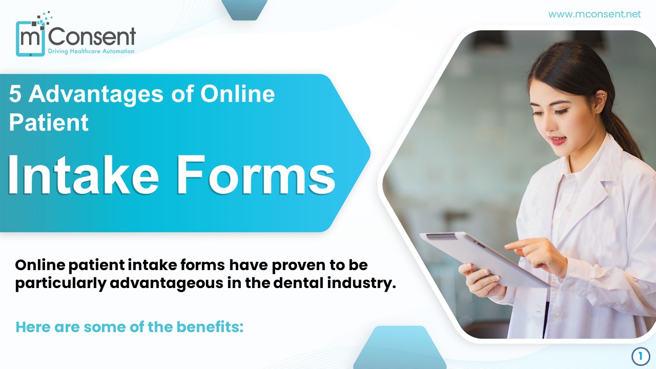 PPT – 5 Advantages of Online Patient Intake Forms PowerPoint ...