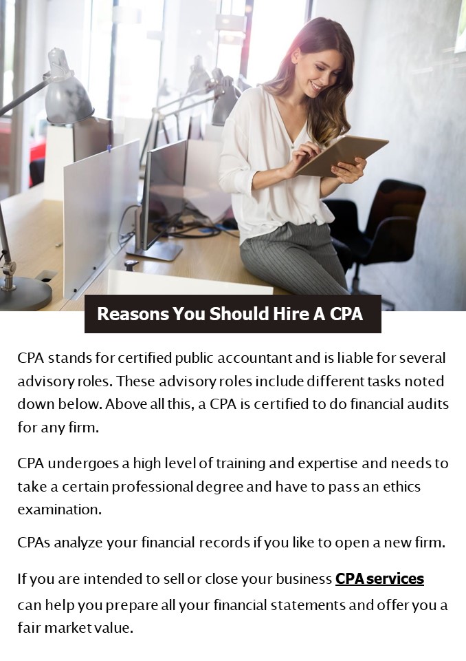 Reasons You Should Hire A CPA presentation | free to download