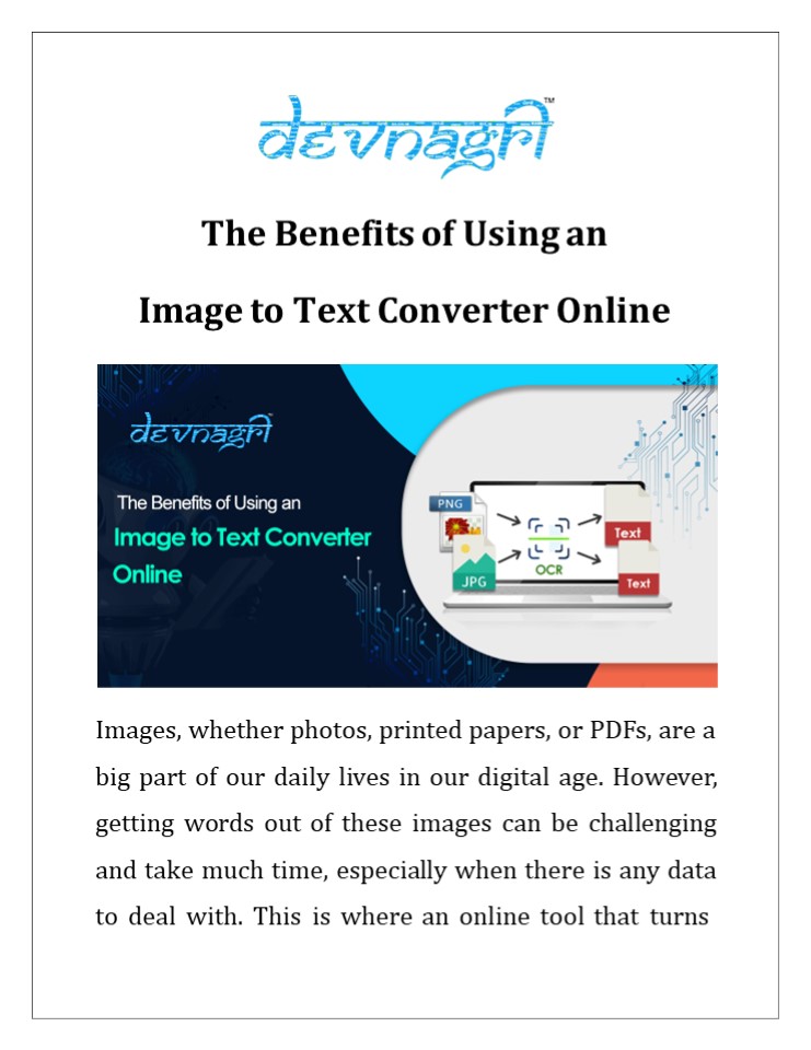 The Benefits of Using an Image to Text Converter Online presentation ...