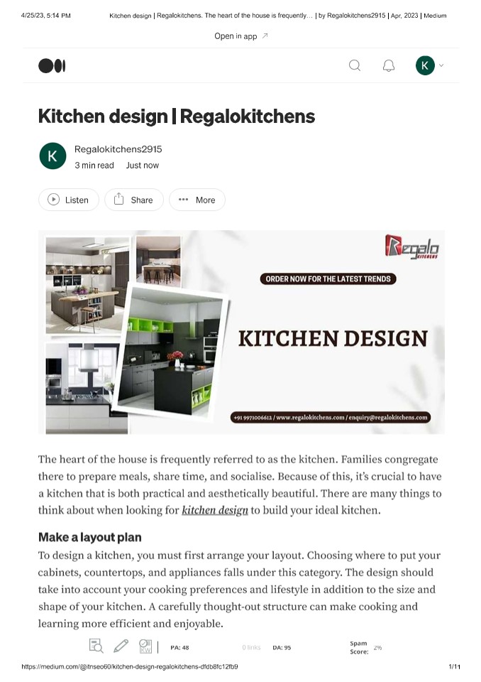 Kitchen design | Regalokitchens presentation | free to download
