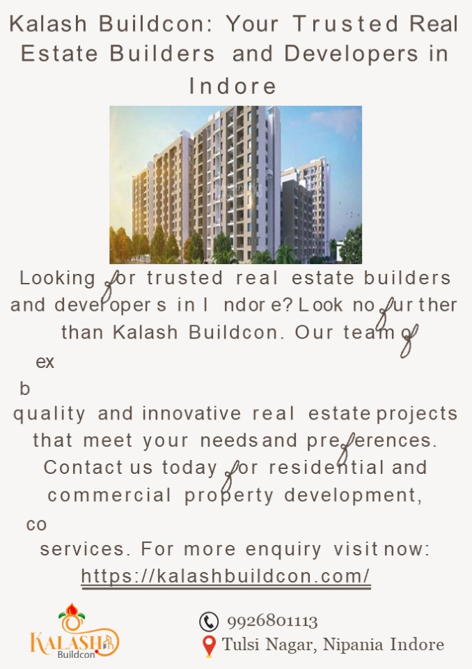 PPT – Kalash Buildcon: Your Trusted Real Estate Builders and Developers ...