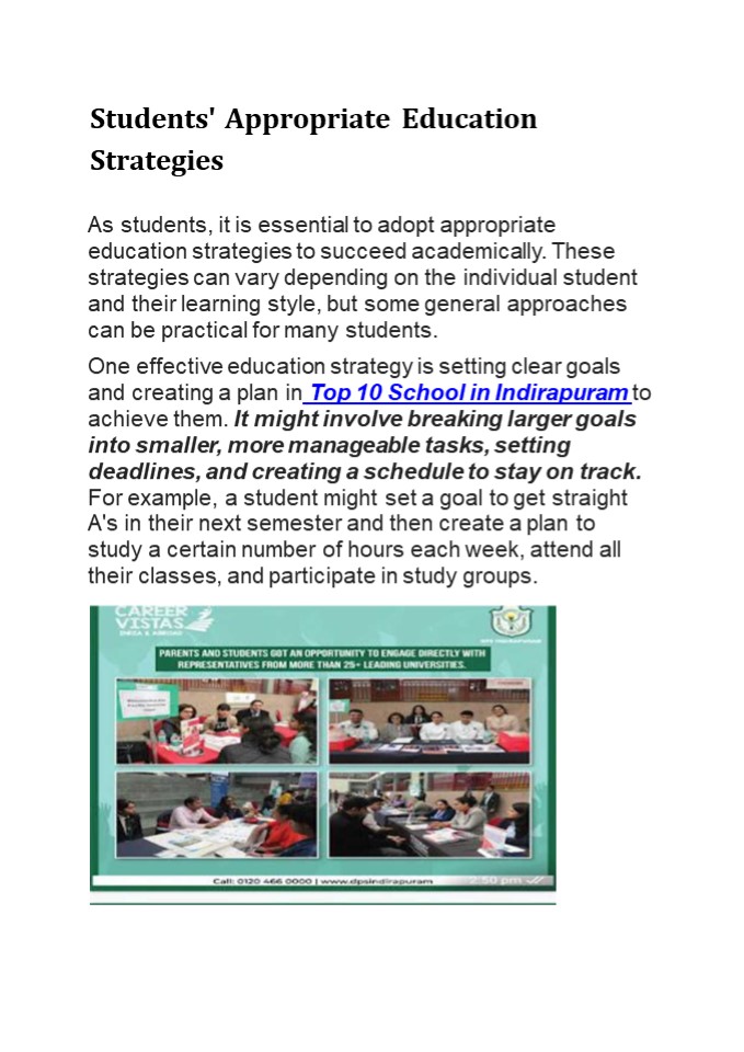 PPT – Students' Appropriate Education Strategies PowerPoint presentation | free to download - id ...