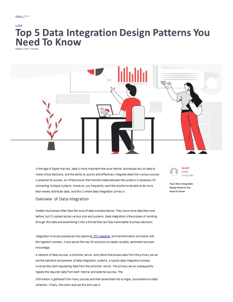 PPT – Top 5 Data Integration Design Patterns You Need To Know (1 ...