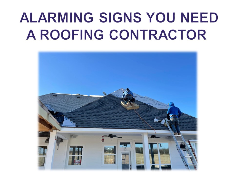 Alarming signs you need a roofing contractor presentation | free to download