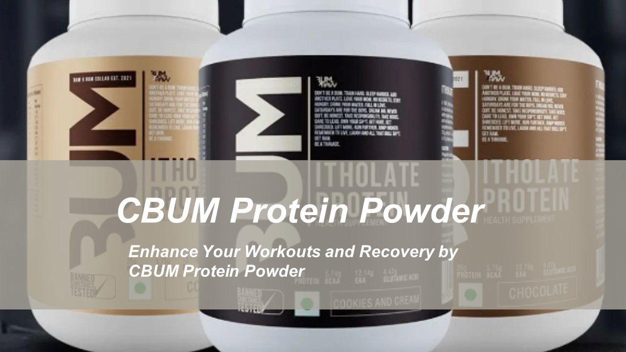 CBUM Protein Powder in India | HealthFarm presentation | free to download