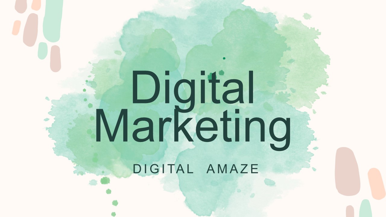PPT – Digital Marketing Digital Amaze PowerPoint presentation | free to ...
