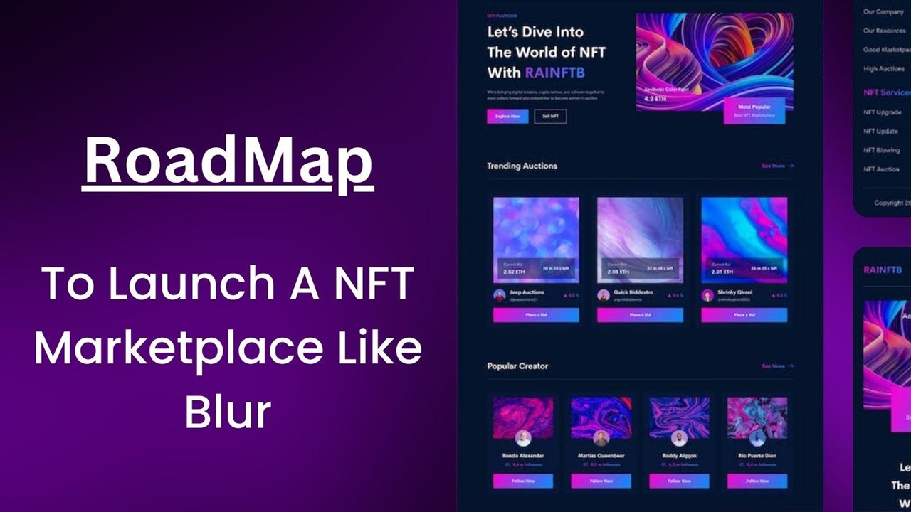 PPT – Roadmap To Launch an NFT Marketplace Like Blur: A Step-by-Step Guide Using the Blur Clone ...