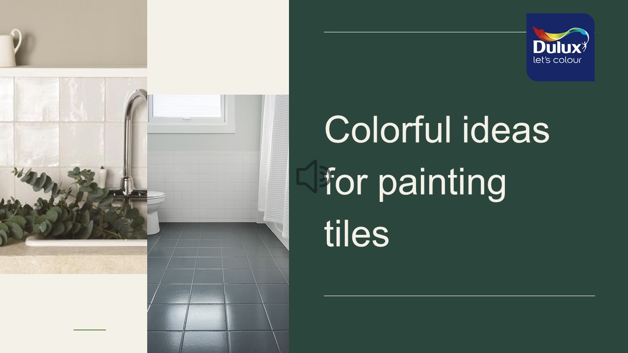 Colorful ideas for painting tiles presentation | free to download