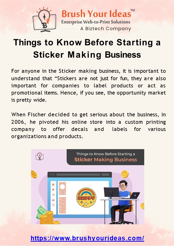 PPT – Things to Know Before Starting a Sticker Making Business ...