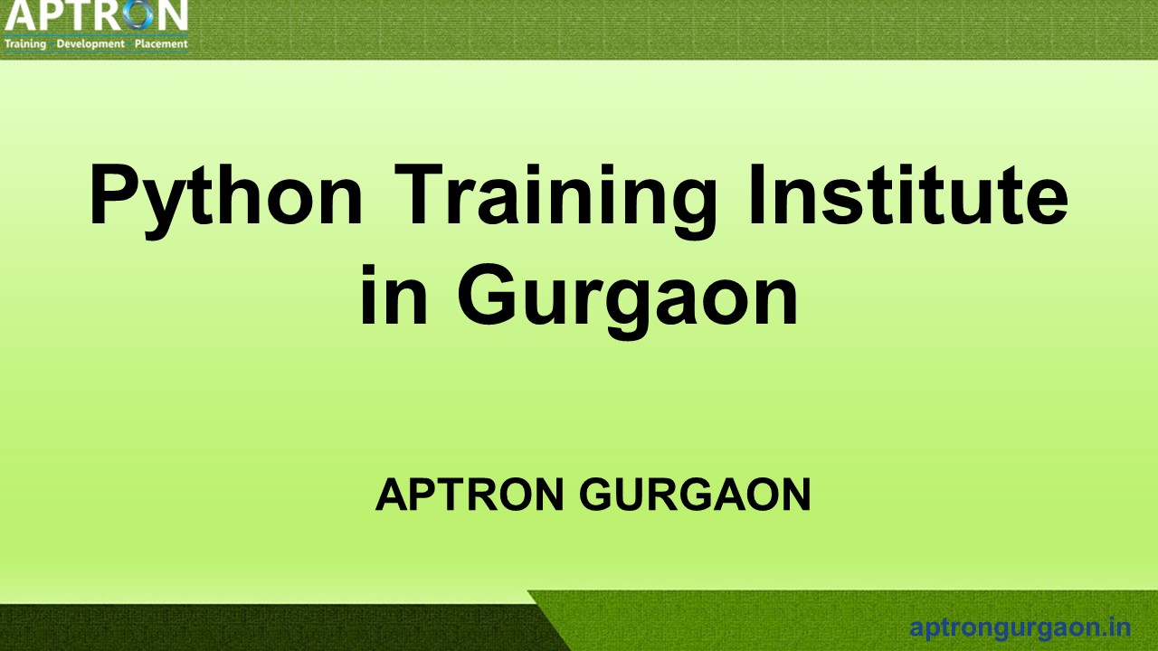PPT – Python Training in Gurgaon PowerPoint presentation | free to ...