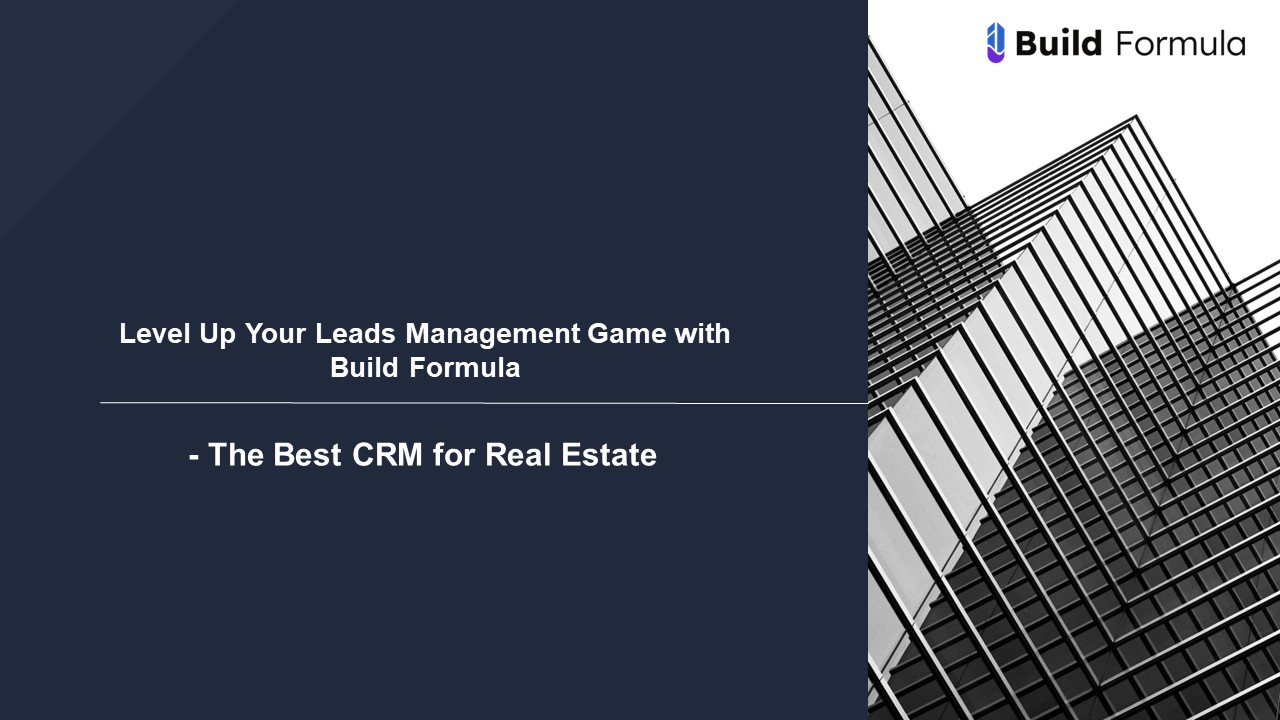 Level Up Your Leads Management Game with Build Formula - The Best CRM ...