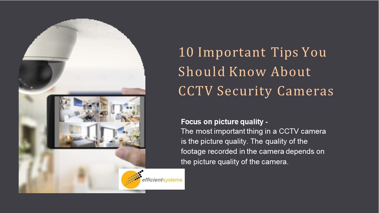 10 Important Tips You Should Know About CCTV Security Cameras ...