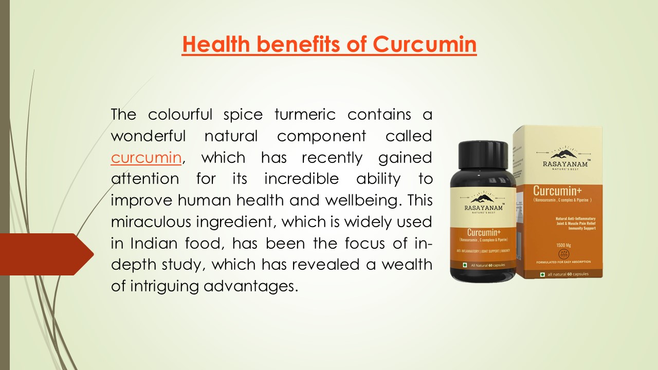 Health Benefits of Curcumin presentation | free to download