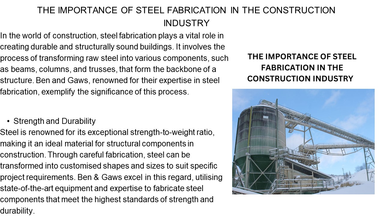 PPT – THE IMPORTANCE OF STEEL FABRICATION IN THE CONSTRUCTION INDUSTRY ...