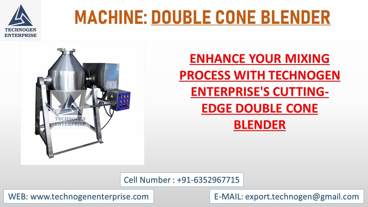 PPT – Revolutionize Your Mixing Technique with Technogen Enterprise's State-of-the-Art Double ...