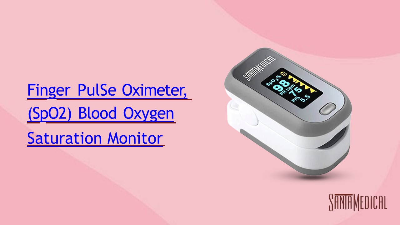 Finger Pulse Oximeter, (SpO2) Blood Oxygen Saturation Monitor presentation | free to download