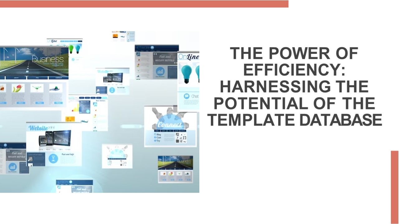 The Power of Efficiency: Harnessing the Potential of the Template Database presentation | free ...