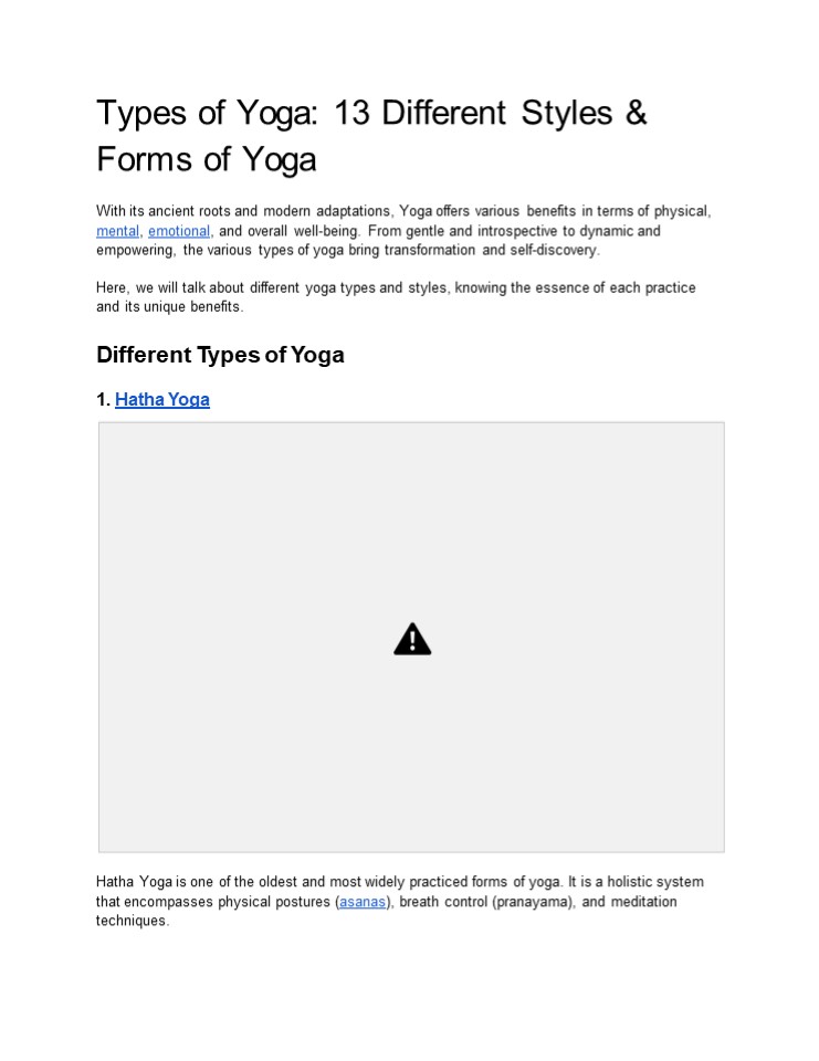 Types of Yoga: 13 Different Styles & Forms of Yoga presentation | free ...