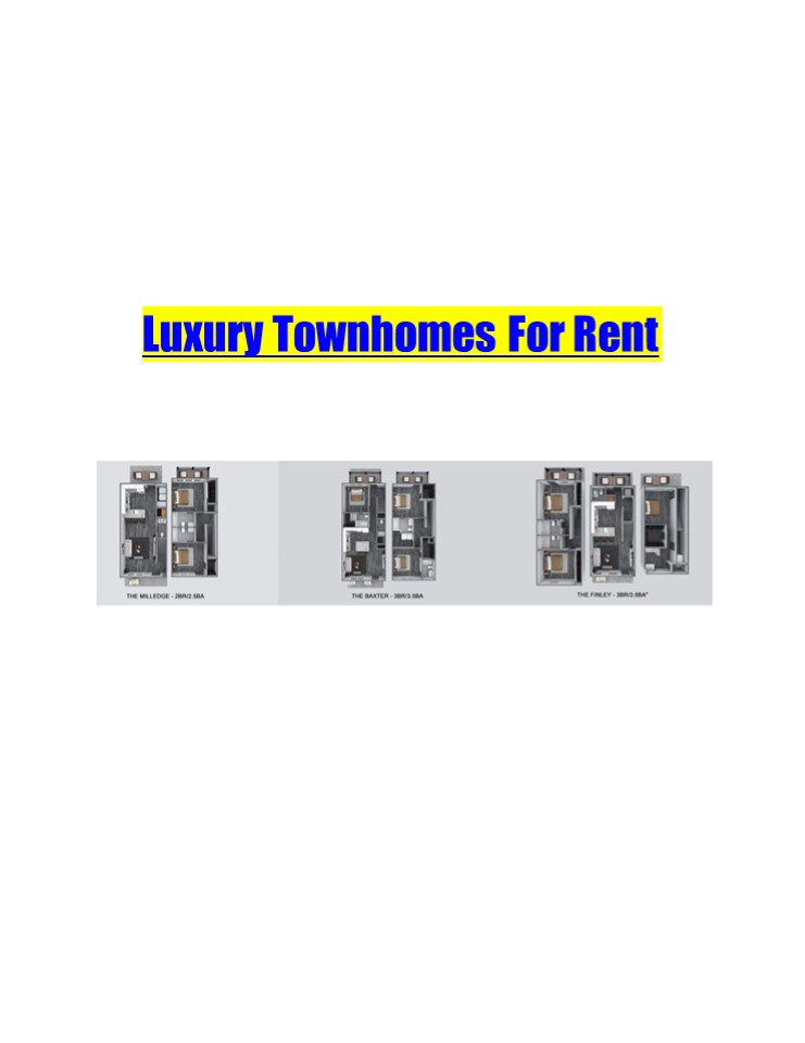 Luxury Townhomes For Rent presentation | free to download