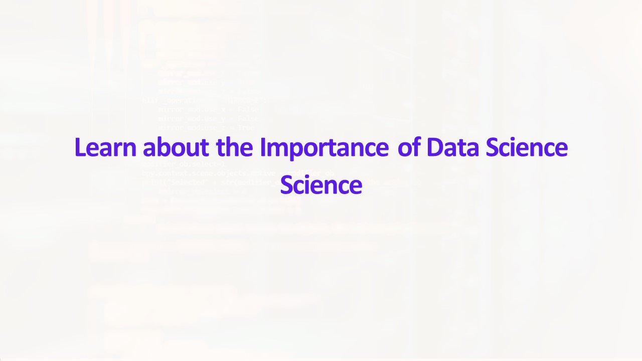 PPT – Learn All about the Importance of Data Science PowerPoint presentation | free to download ...
