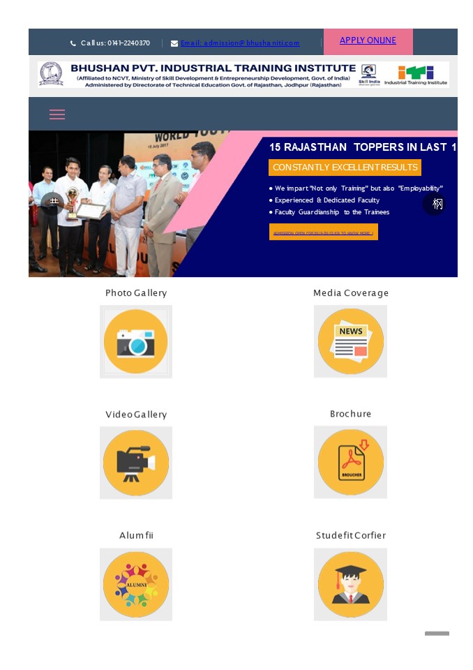 Private ITI College list in Jaipur - Bhushan ITI presentation | free to download