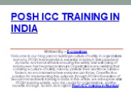 PPT – POSH training India PowerPoint presentation | free to download ...
