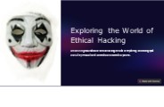 PPT – ethical hacking PowerPoint presentation | free to download - id ...