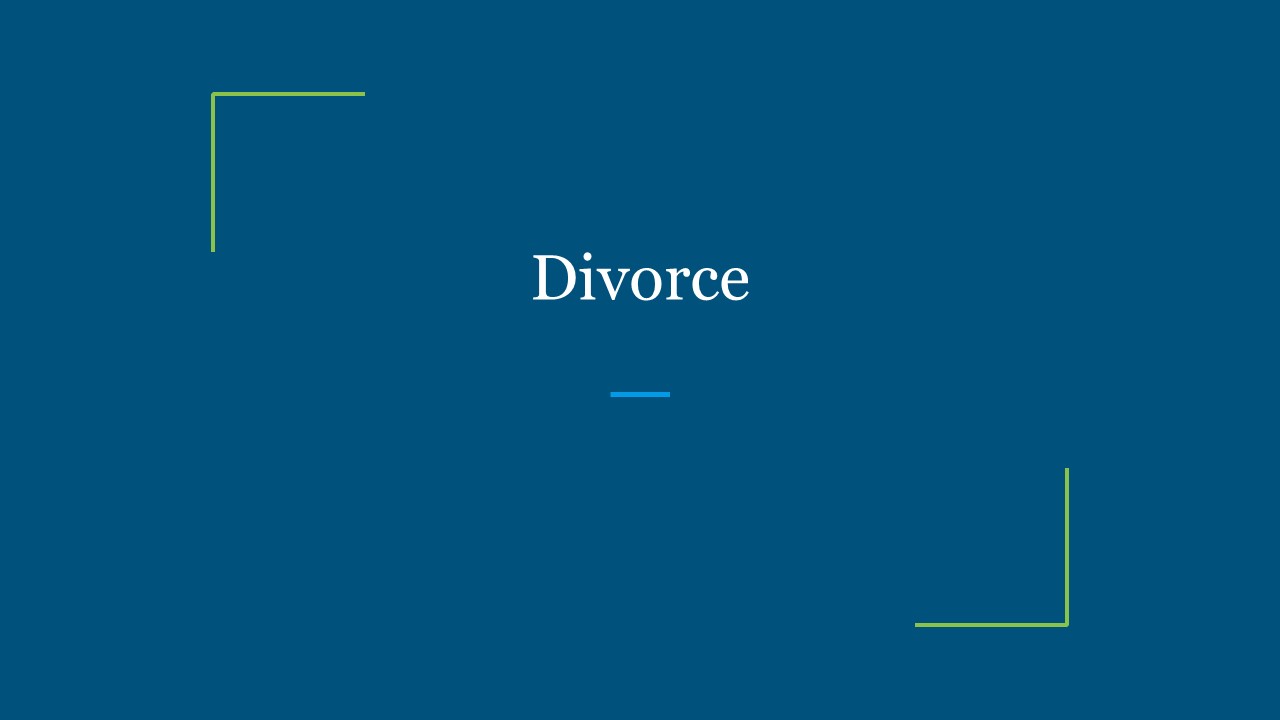 Divorce presentation | free to download